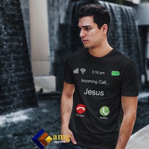 Incoming Call Jesus Spiritual Unisex T-shirt - Etsy