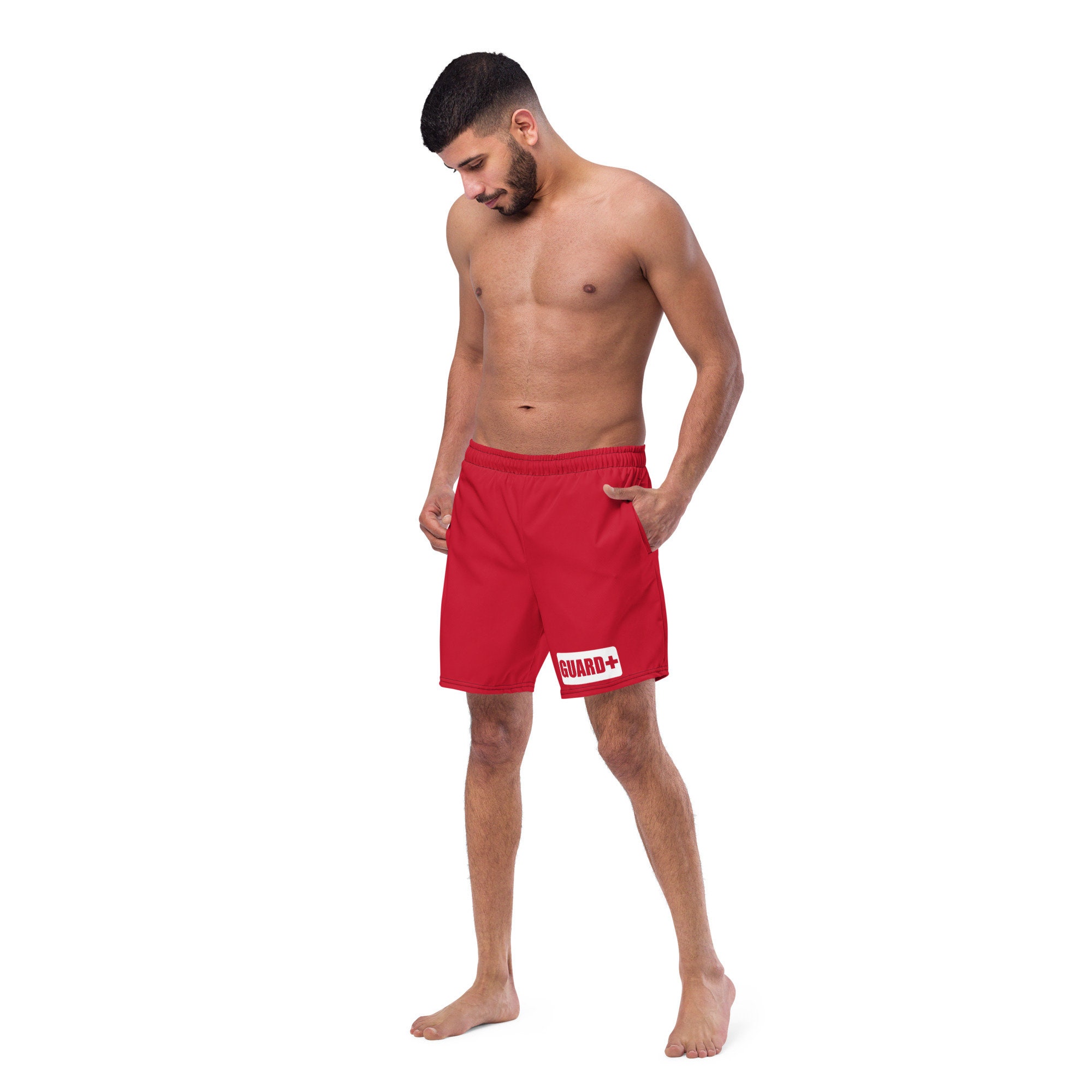 Lifeguard's Swim Trunks, Lifeguard Men's Shorts, Lifeguard Swim Trunks ...
