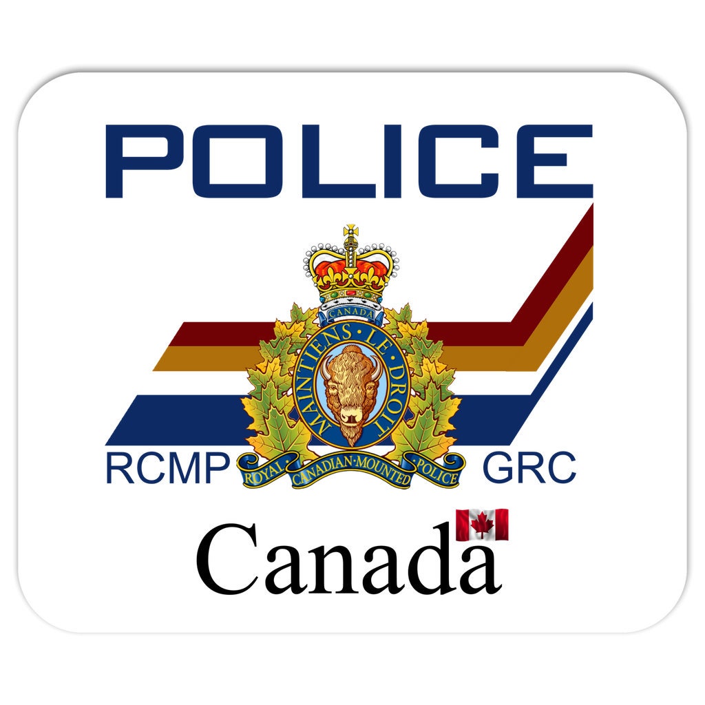 Police RCMP-GRC Mousepad | Etsy
