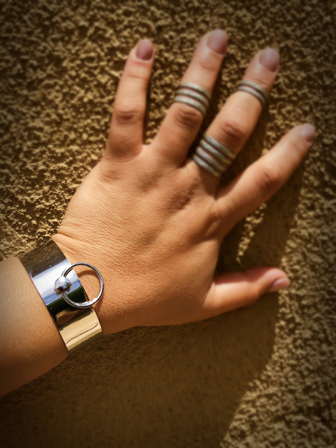 BDSM Bracelet, Cuff Bracelet, Slave Jewelry, O Ring Bracelet ...