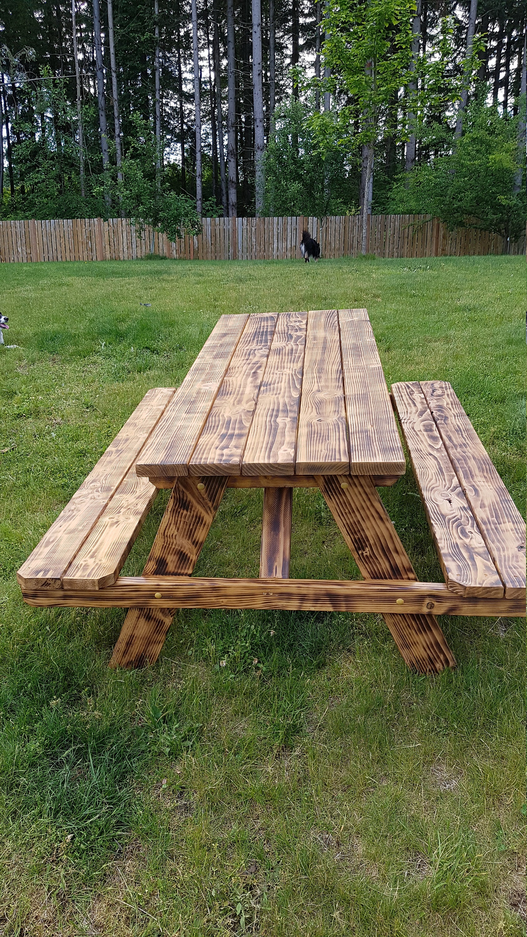 Beautiful 5 Foot Rustic Picnic Table Plans - DIY Step by Step - Etsy