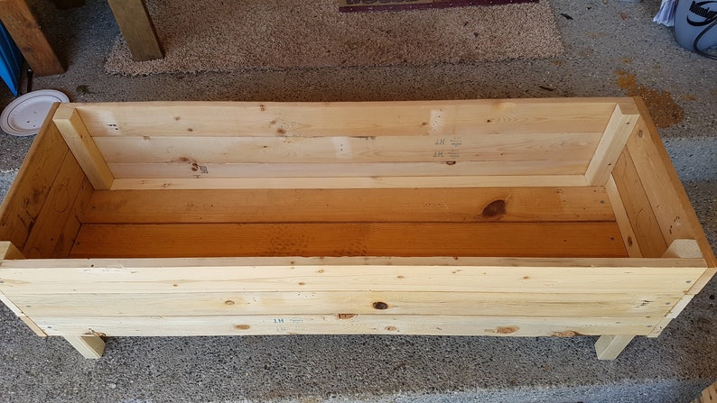 DIY Wood Garden Planter Plans - Easy Plans With Photos Instant Download ...