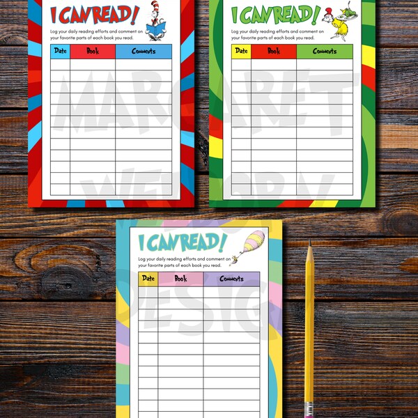 Dr Seuss Printable - Etsy