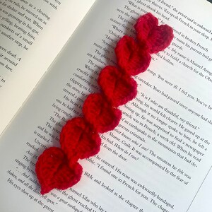 Red Heart Bookmark | Handmade Love for Your Books | Cute Heart Shape ...