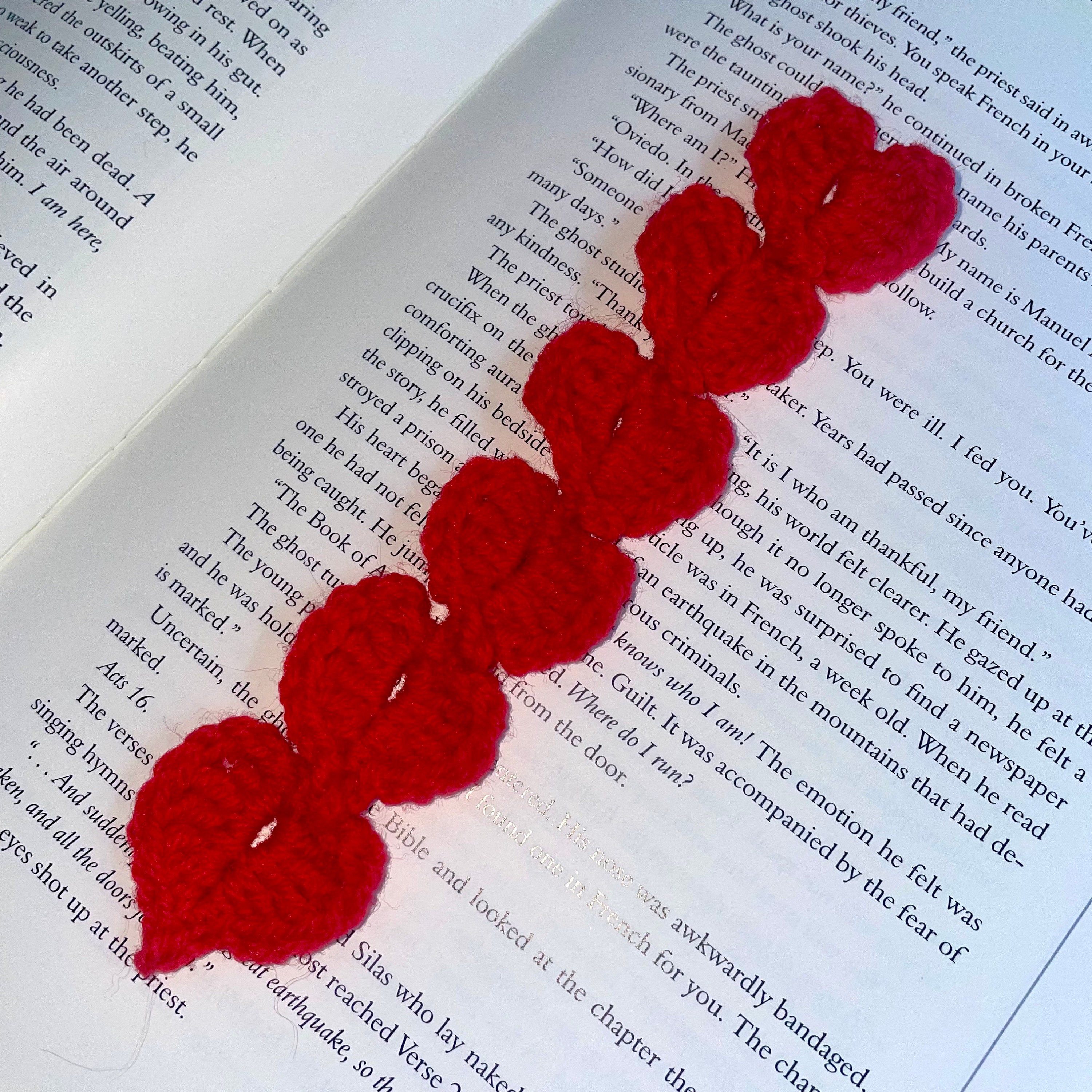 Red Heart Bookmark | Handmade Love for Your Books | Cute Heart Shape ...