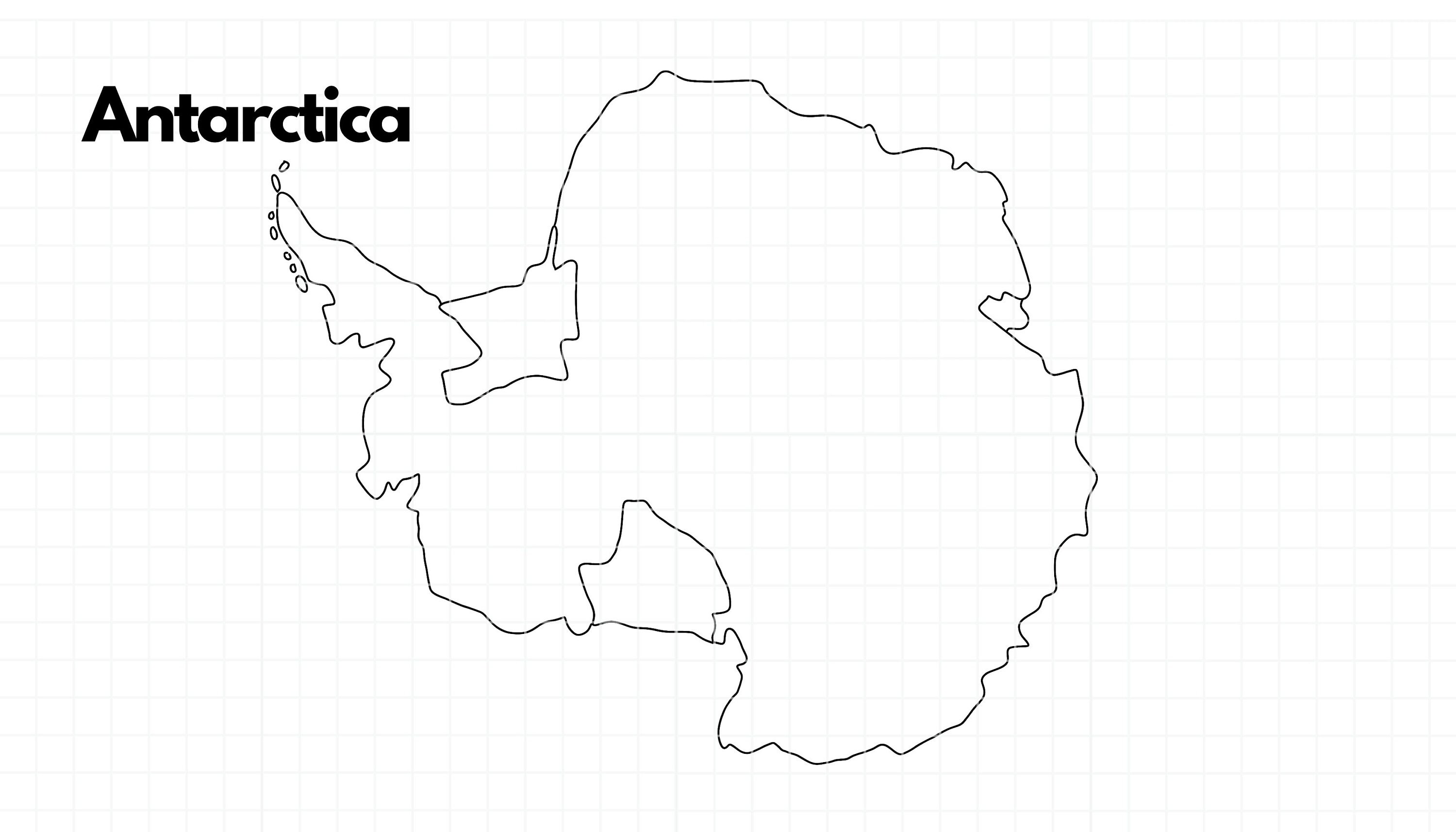 World Continent Map Outline, Line Art, Clipart, Cut Files for Cricut ...