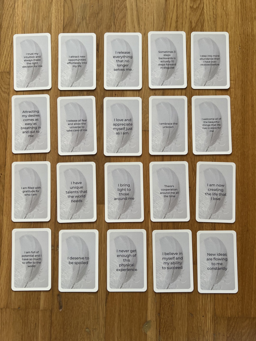 Affirmation Oracle Deck (110 Cards) Oracle Deck, Oracle Cards, Tarot ...