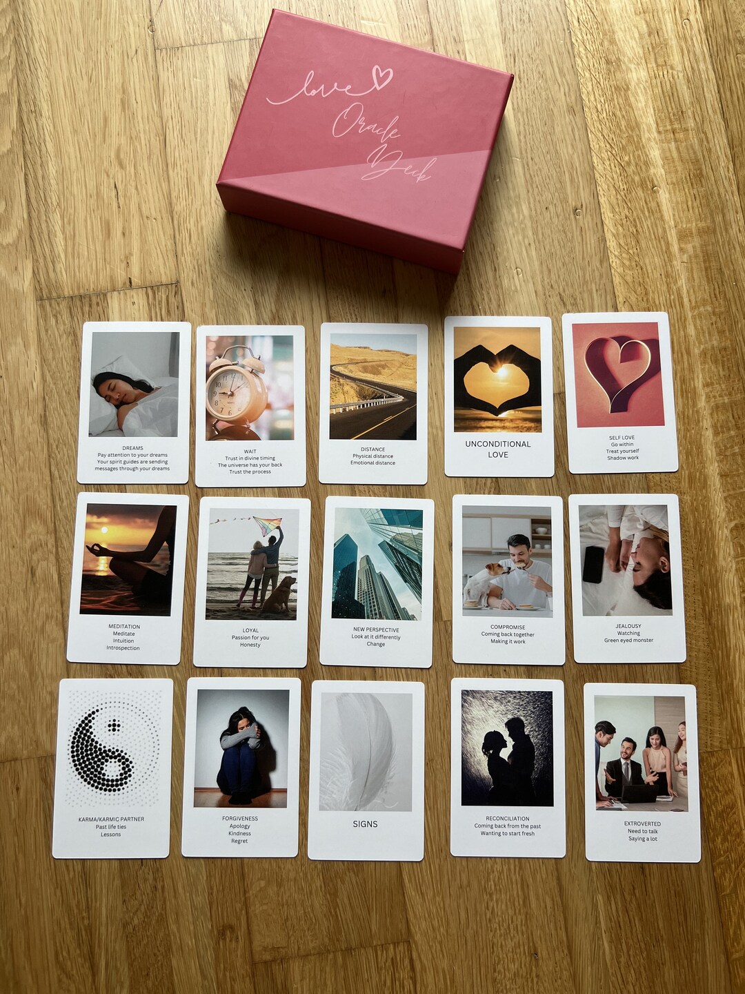 Divine Love Oracle Deck (110 Cards), Love Oracle Deck, Spiritual ...