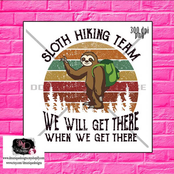 Sloth Running Team - Etsy