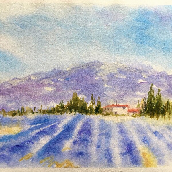 Provence Landscape - Etsy
