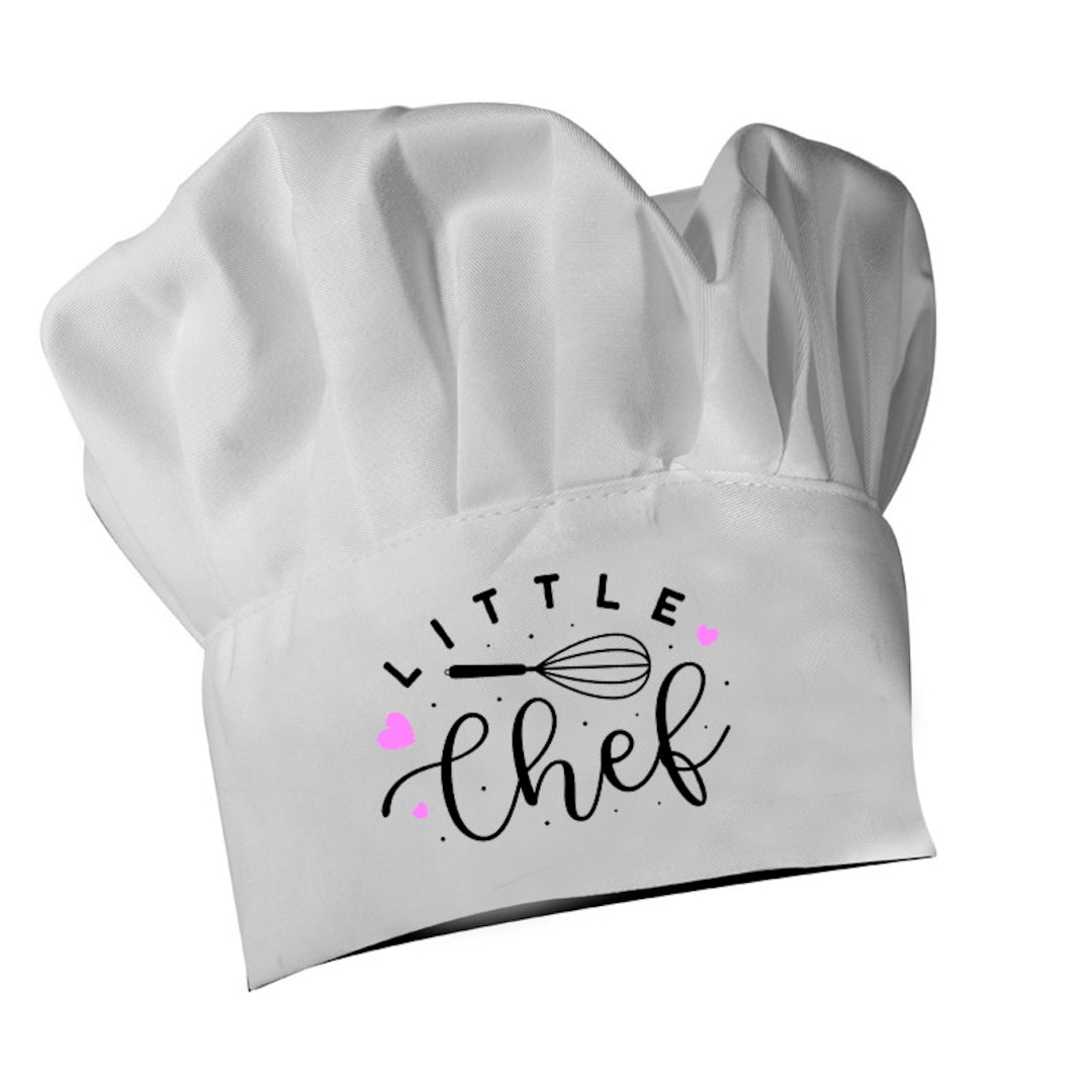 Kids/children's Chef's Hat, Custom Printed With Little Chef Heart ...
