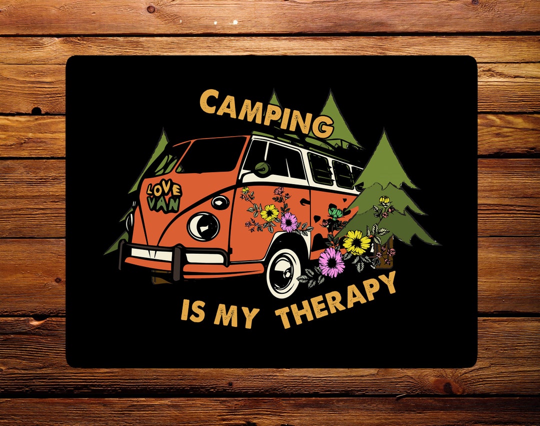 Camping Sign, Campers, Custom Printed Aluminium Metal Campervan Sign ...
