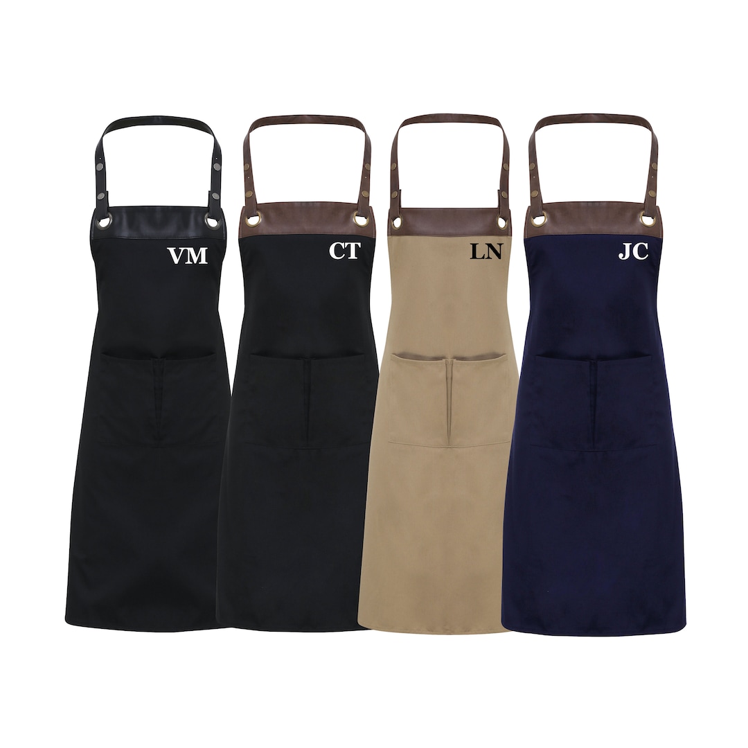Personalised Custom Initial Apron, Cooking Bib, Baking, Ideal Gift ...