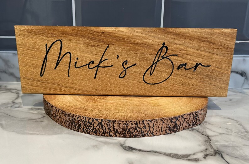 Personalised Bar Runner/bar Mat/beer Mat Barware for Man Cave - Etsy UK