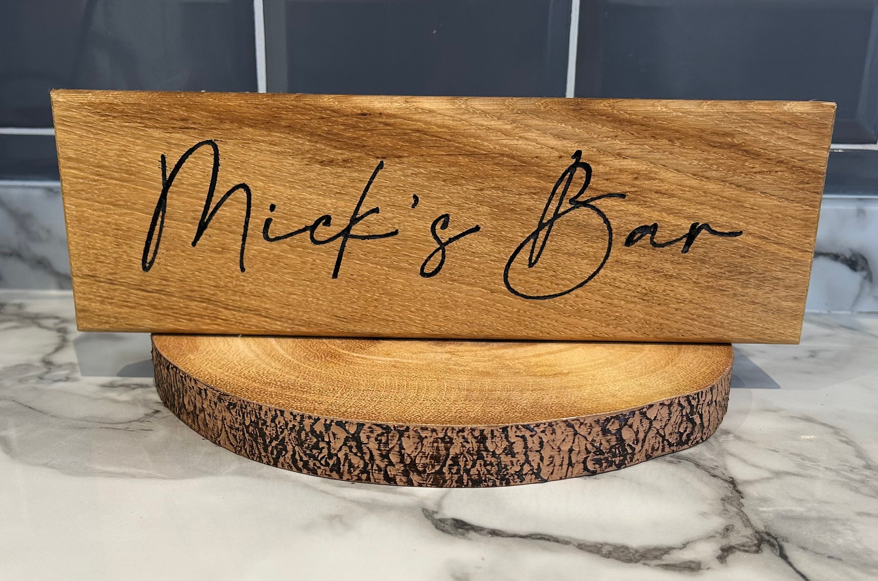 Personalised Bar Runner/bar Mat/beer Mat Barware for Man Cave - Etsy UK