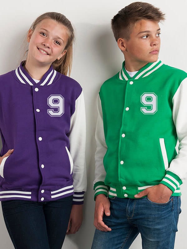 Children's/kids Personalised Varsity Jacket, Ideal Gift, Christmas ...