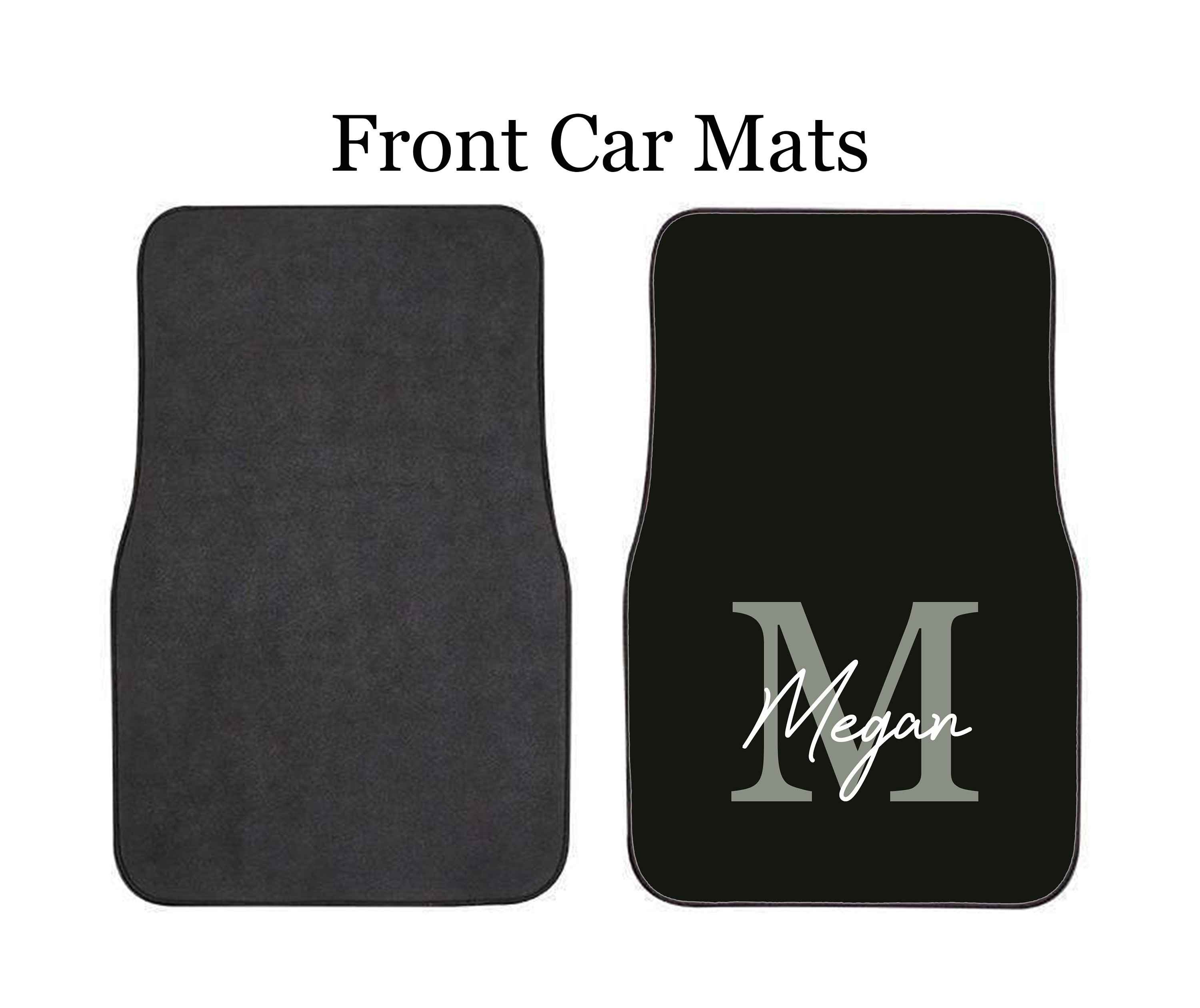 Personalised Custom Printed Initial/ Name Car Mats sold by Susi ...