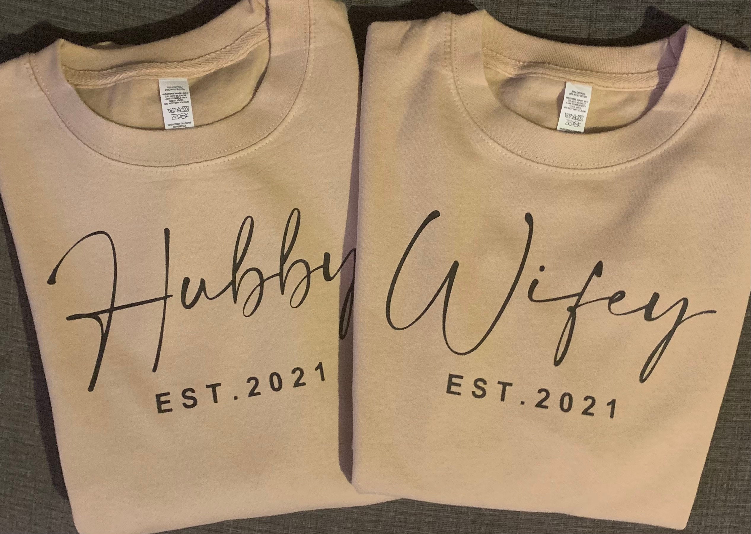 Personalised Women's & Men's Matching Couples Jumper, Ideal Gift ...