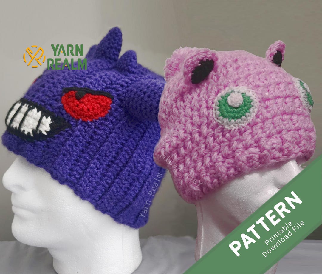 Gengar and Jigglypuff Cuddle Bundle Crochet Pattern | Pokemon Inspired ...