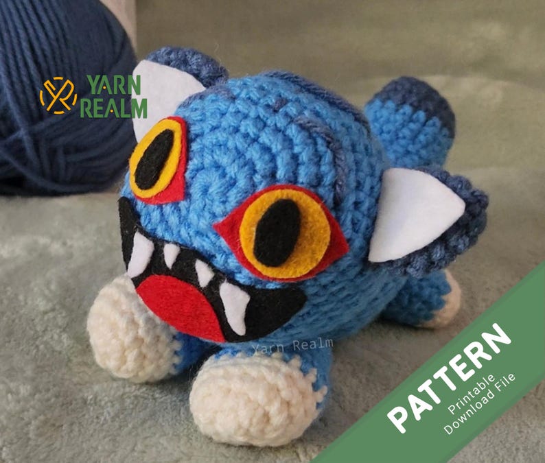 Derpy Tiger Crochet Pattern - Kpop Demon Hunters Amigurumi (PDF Pattern ...