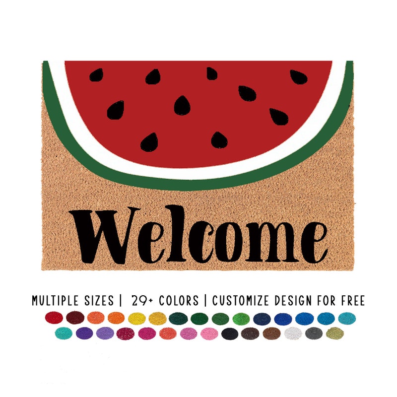 Watermelon Doormat - Etsy