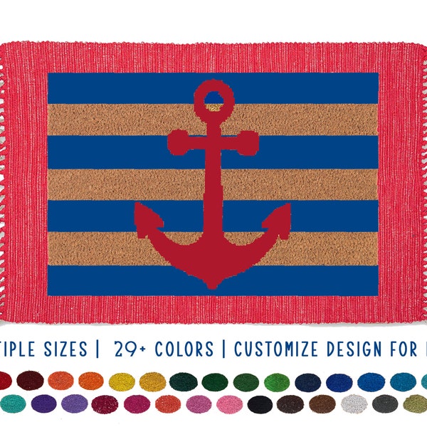 Nautical Door Mat - Etsy