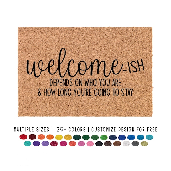 Funny Welcome Mat - Etsy