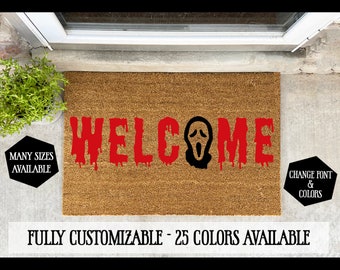 Horror Door Mat | Etsy