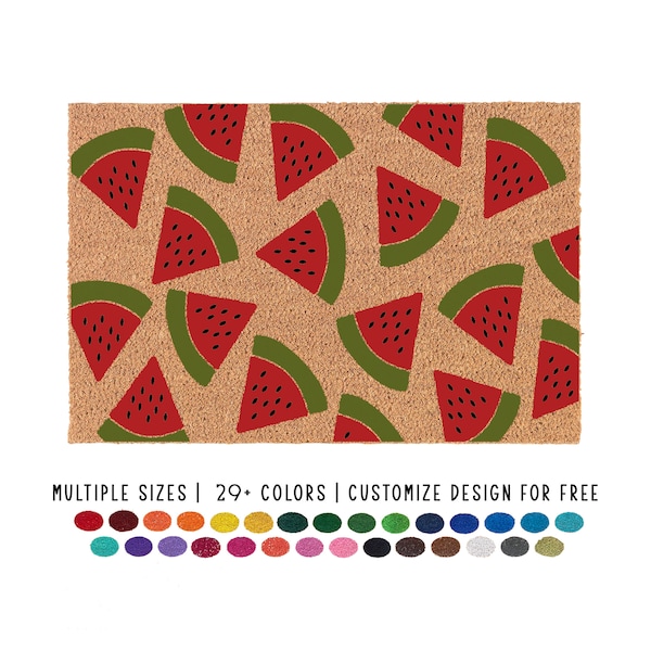 Watermelon Doormat - Etsy