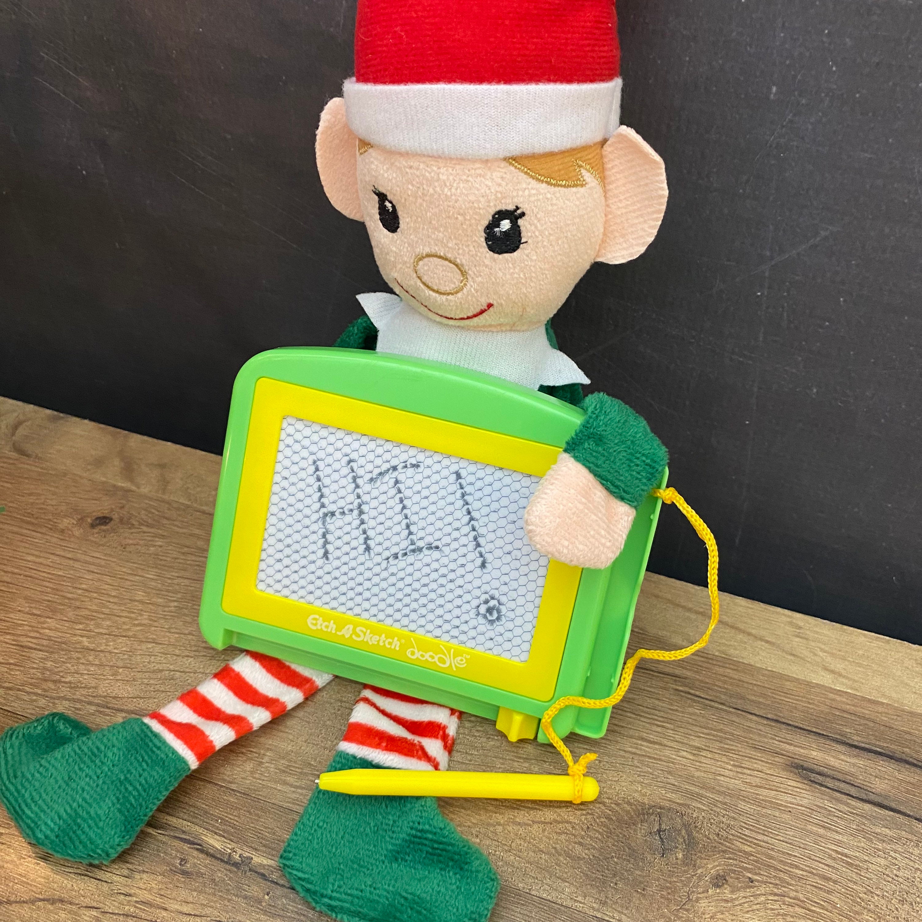 Christmas Holiday Elf Small Etch A Sketch Game - Etsy