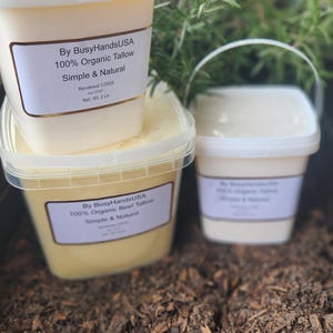 100% Organic Beef Tallow From Florida Small Family Farm. - Etsy