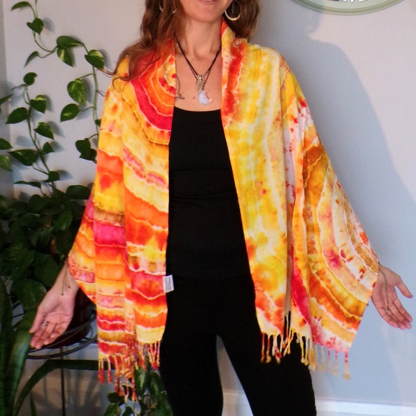 Tie Dye Scarf - Etsy