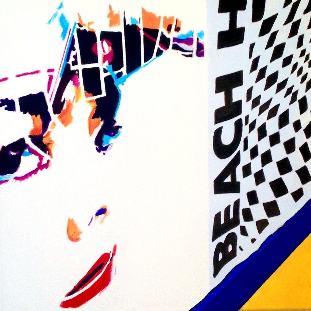 Pop Art Painting From Photo outside Repo Records 2. Pop Art Wall Art ...