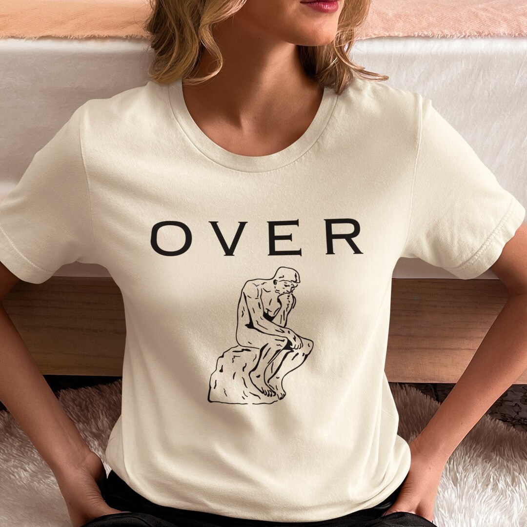 Overthinker Shirt Funny Thinking Shirt Overthinking T-shirt Thinking A ...