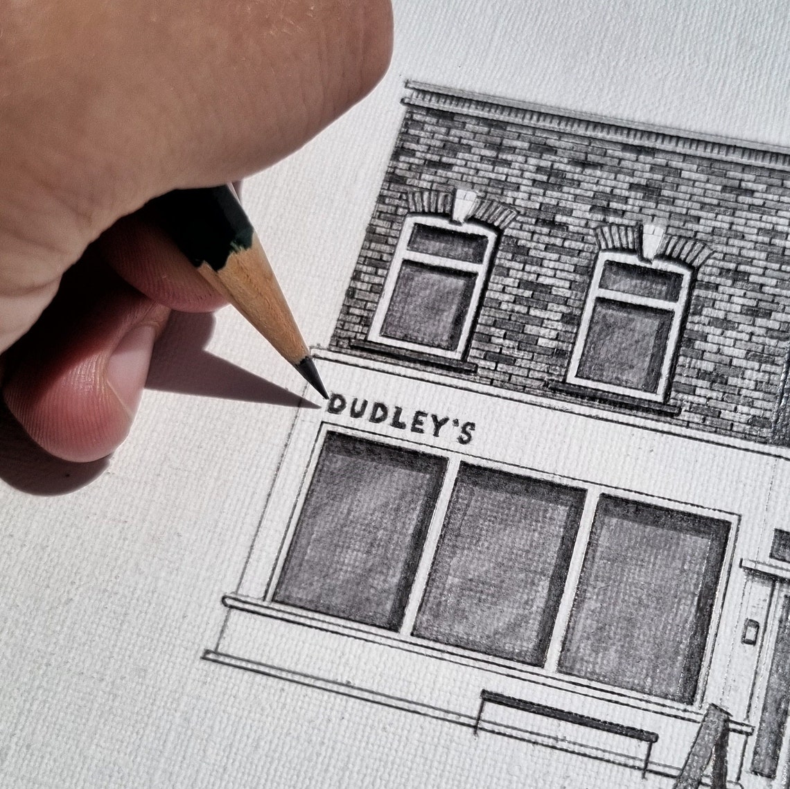 Pub Drawing | Custom Architectural Drawing | Pencil Illustration - Etsy UK