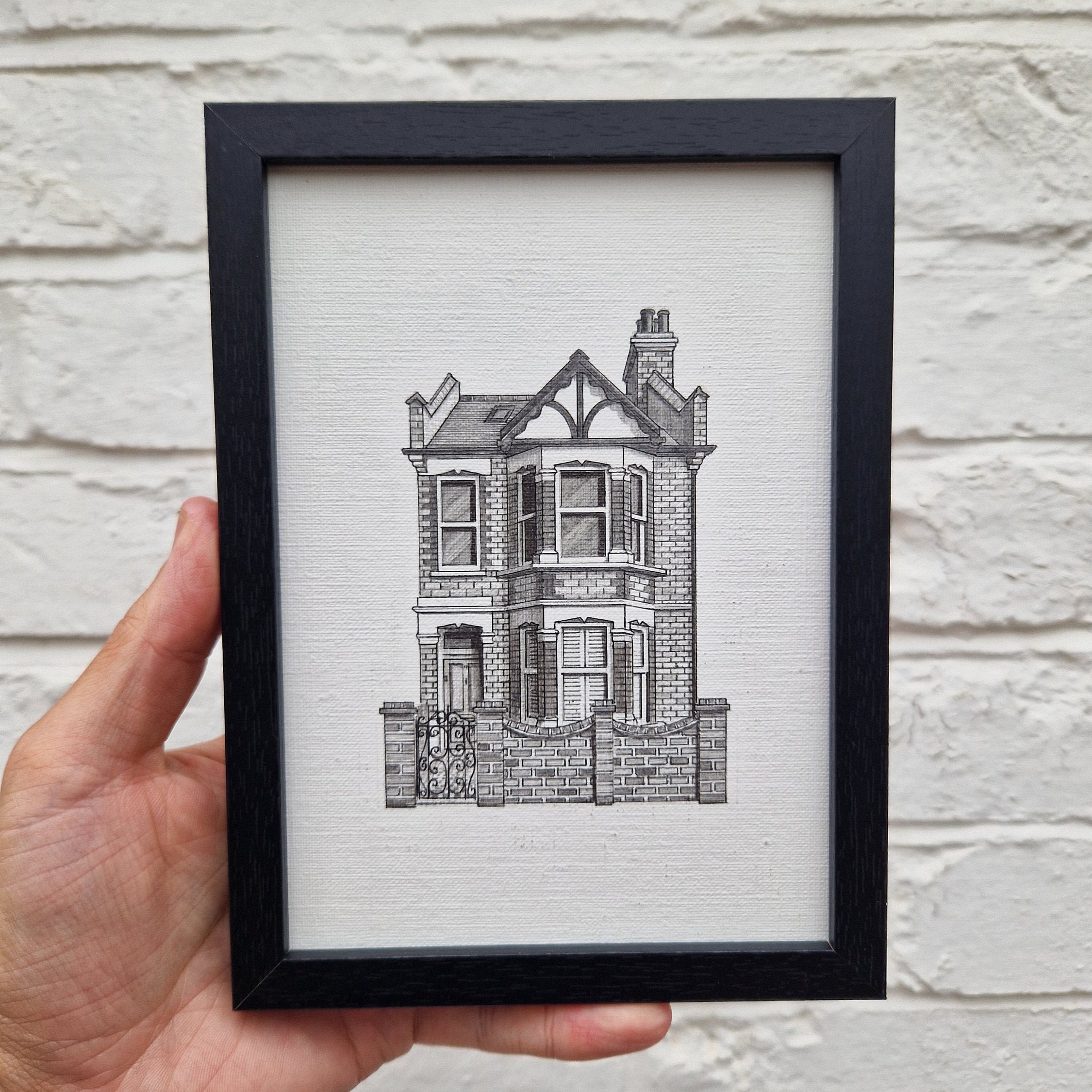 House Drawing | Custom Architectural Drawing | Pencil Illustration - Etsy