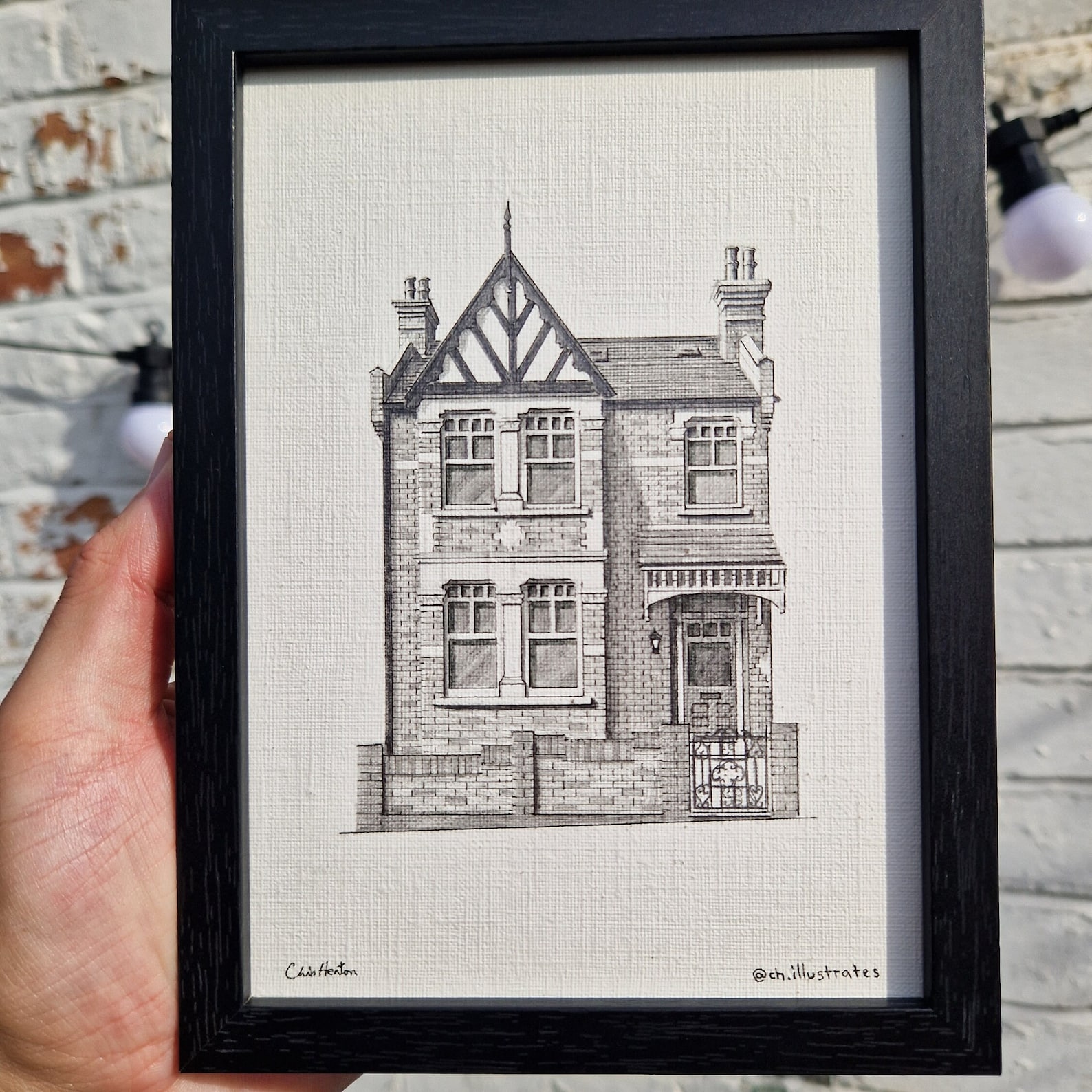 House Drawing | Custom Architectural Drawing | Pencil Illustration - Etsy