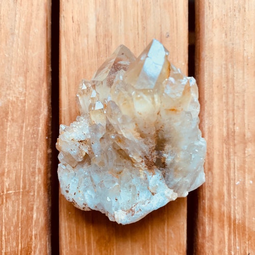 Selenite 7 Point Energy Generator With Crystal Pyramid Ideal | Etsy