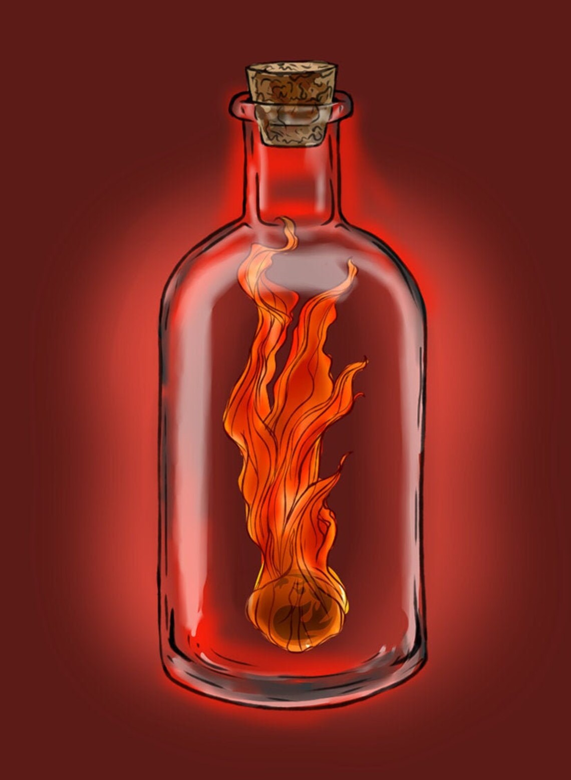 MTG Red Mana Counter/ MAGIC The GATHERING Mountain Land Proxy | Etsy