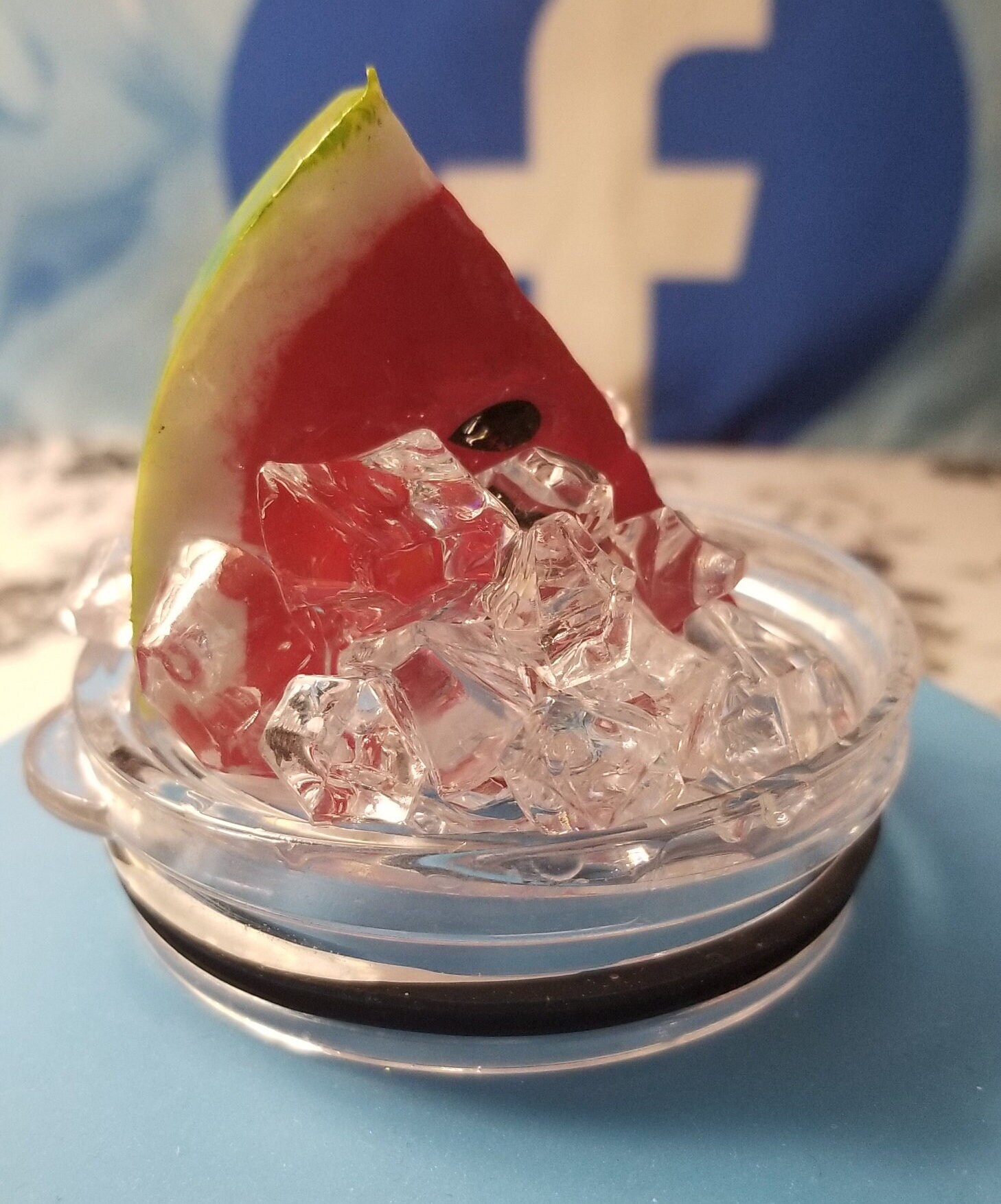 Watermelon Slice With Ice 3D Ice LID ONLY for 30oz or 20oz Skinny ...