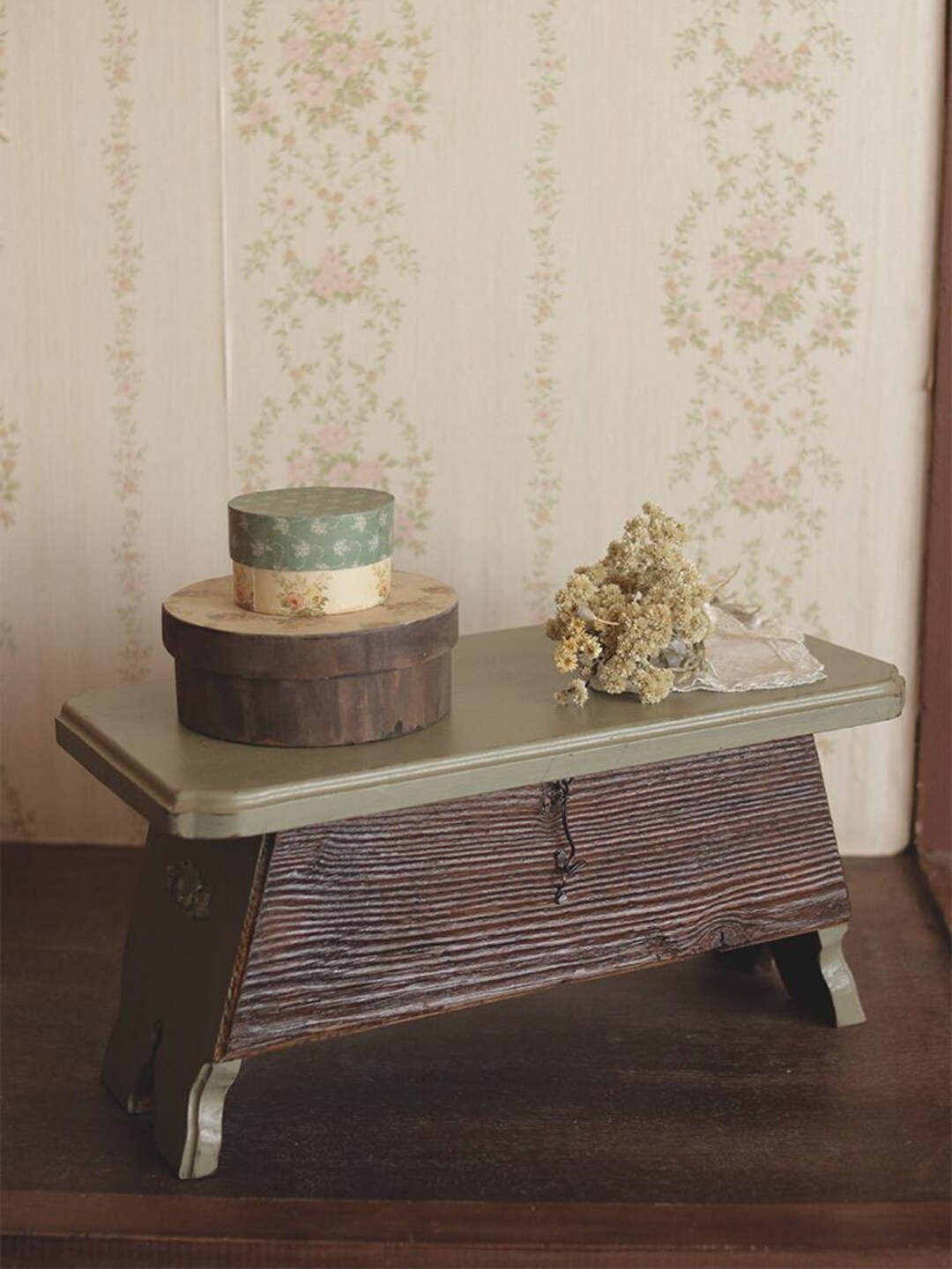 Wooden Storage Bench ~ Cottagecore Inspired ~ 100% Old Reclaimed Wood ...