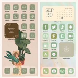Ios 15 Icons - Green Mint Ios 14 Icons, Soft Tone Pastel Icons, Green ...