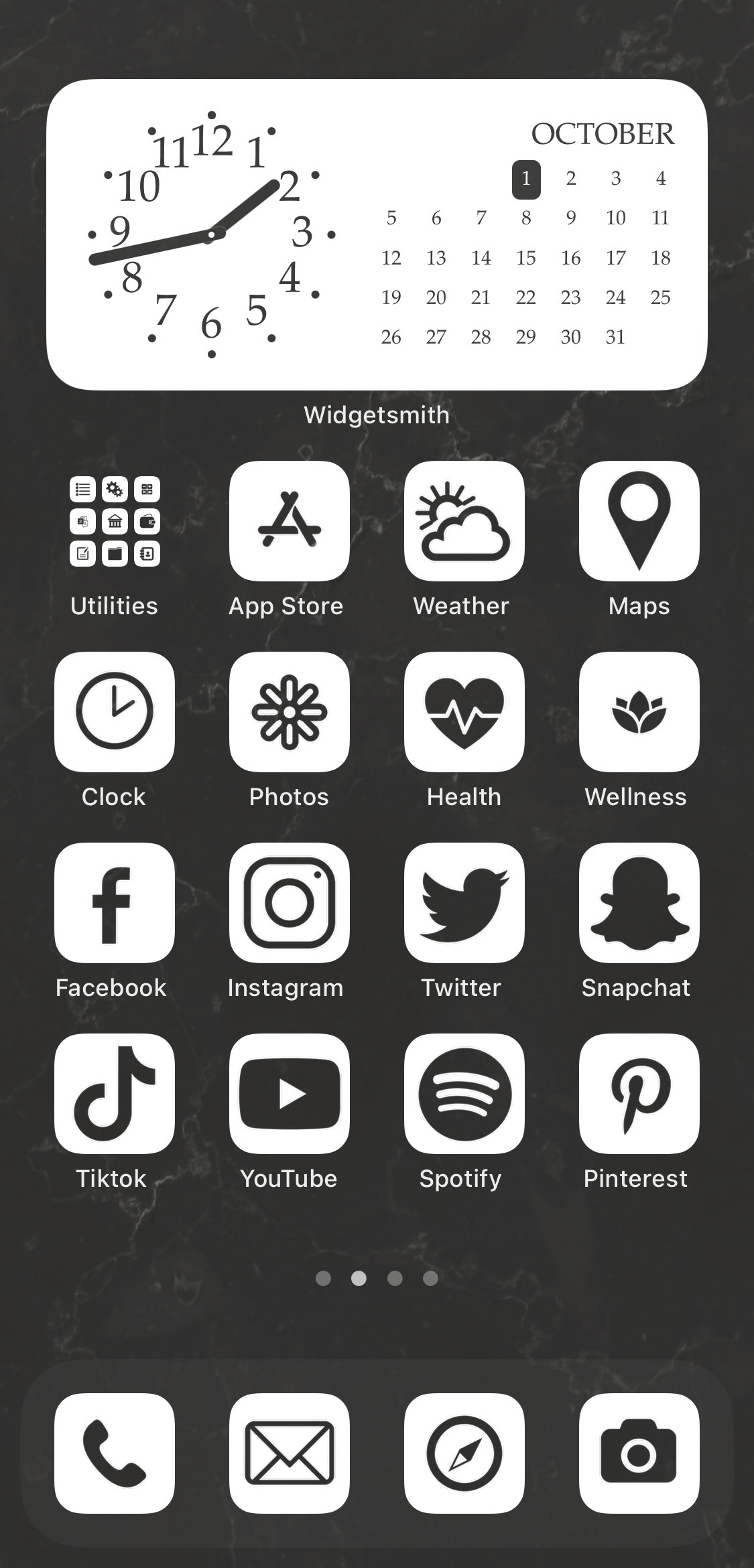 Ios 15 Icons 110 Black White Icons Ios 14 Iphone Icons | Etsy