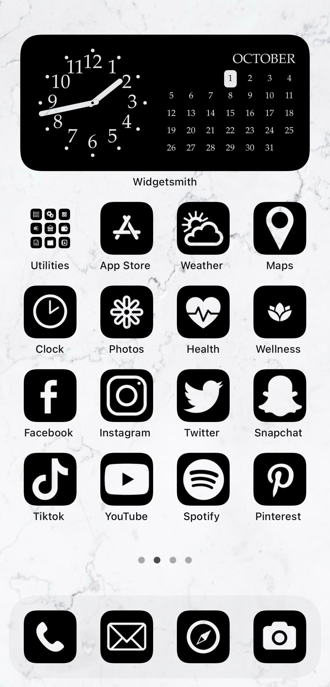 Ios 15 Icons, 110 Black White Icons , Ios 14 iPhone Icons, iPhone Icons ...