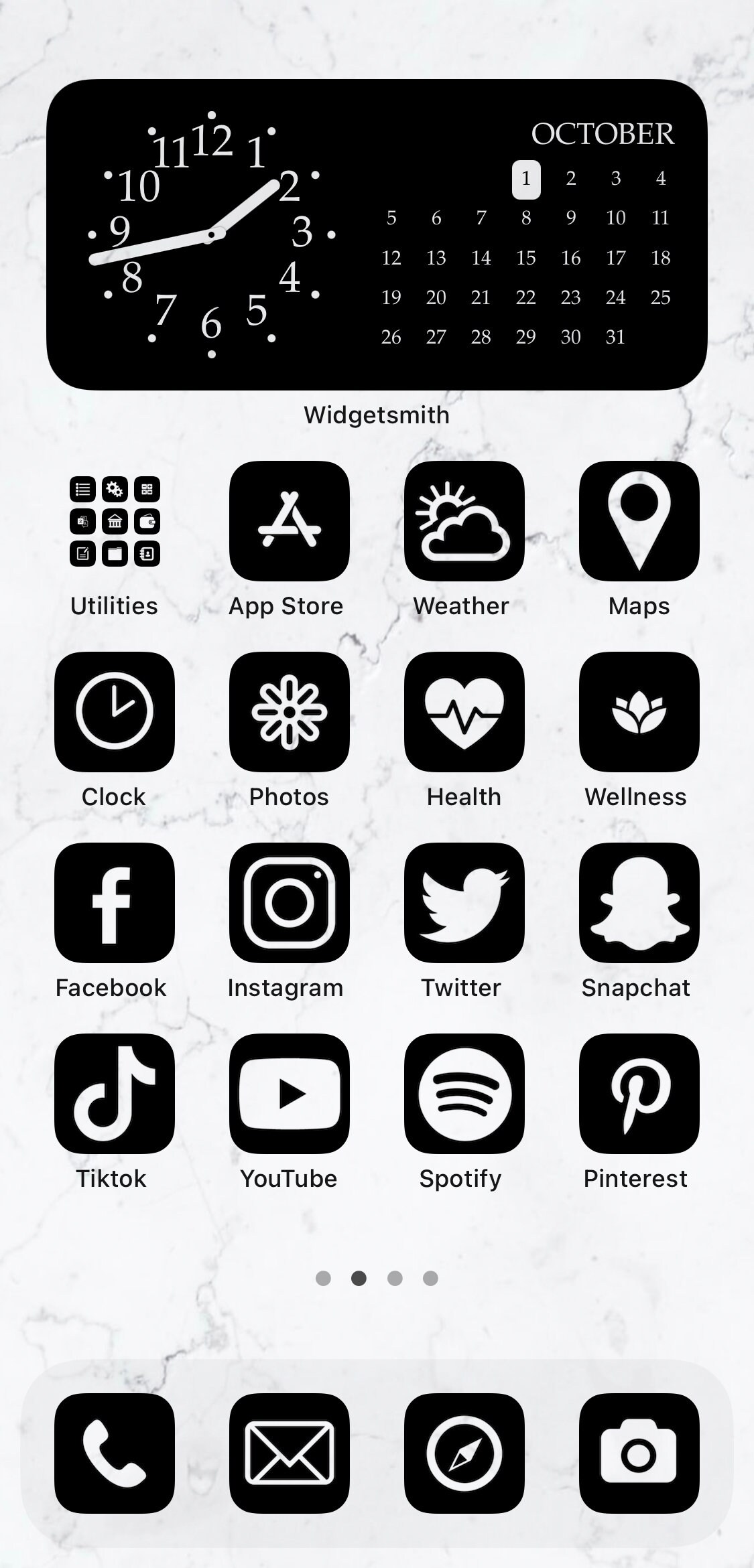 Ios 15 Icons 110 Black White Icons Ios 14 Iphone Icons | Etsy
