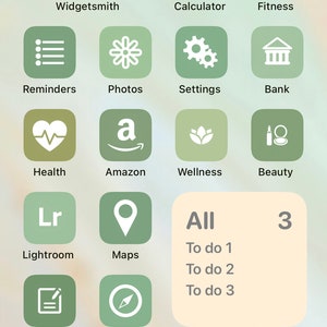 Ios 15 Icons - Green Mint Ios 14 Icons, Soft Tone Pastel Icons, Green ...