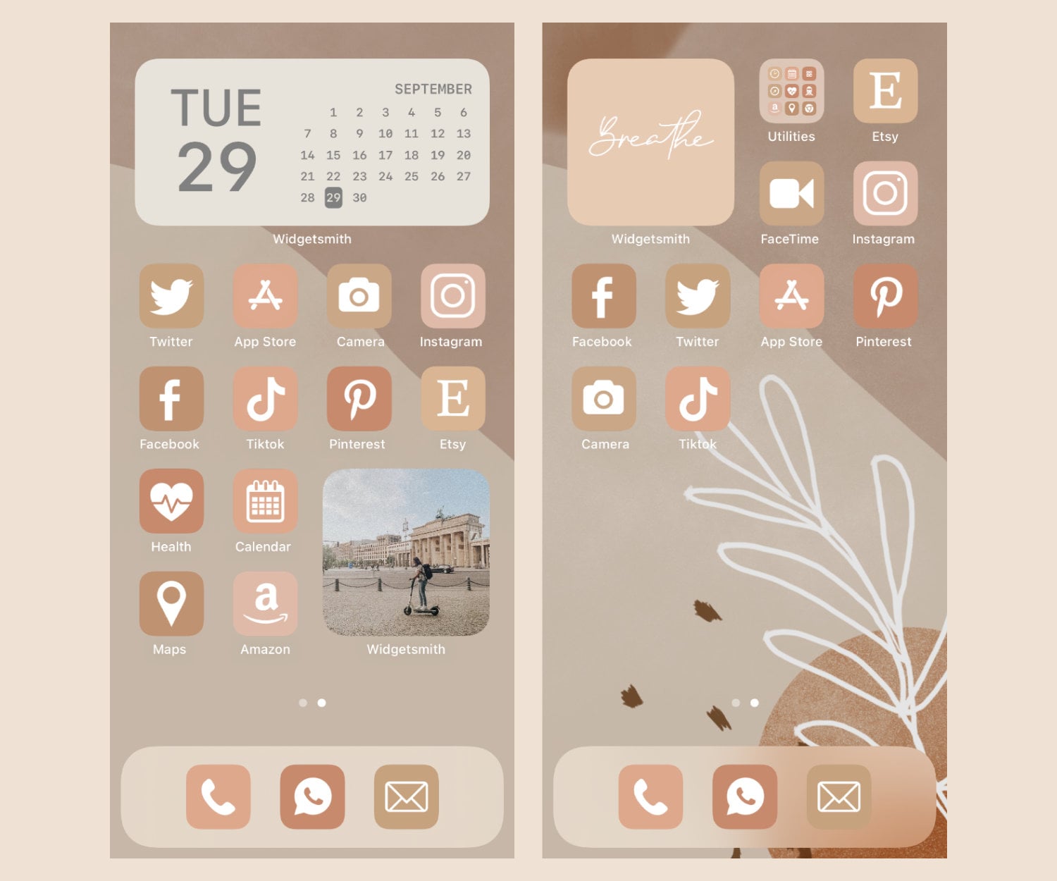 Ios 15 Icons Aesthetics Neutral Fall Tone Nude Ios 14 Iphone - Etsy