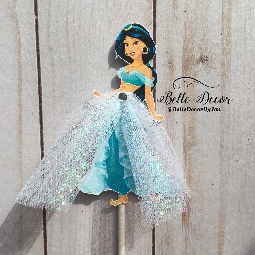 Jasmine Cake Topper / Jasmine Treat Topper 10 Pack / Jasmine Topper ...