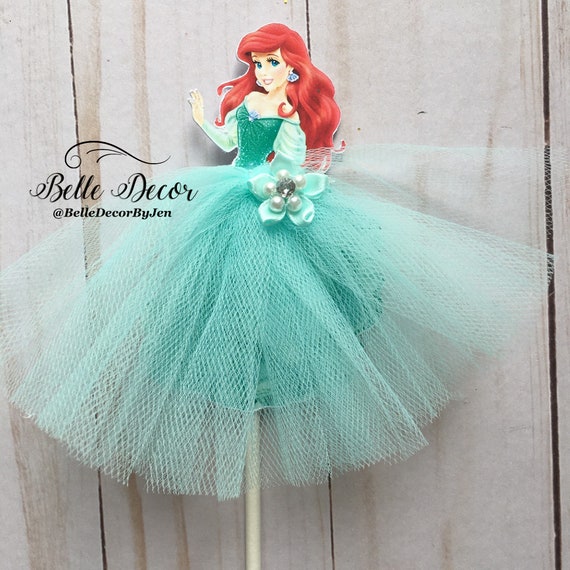 Ariel Treat Topper (10 pack) /Ariel Cake Topper / Ariel Candy Apple ...