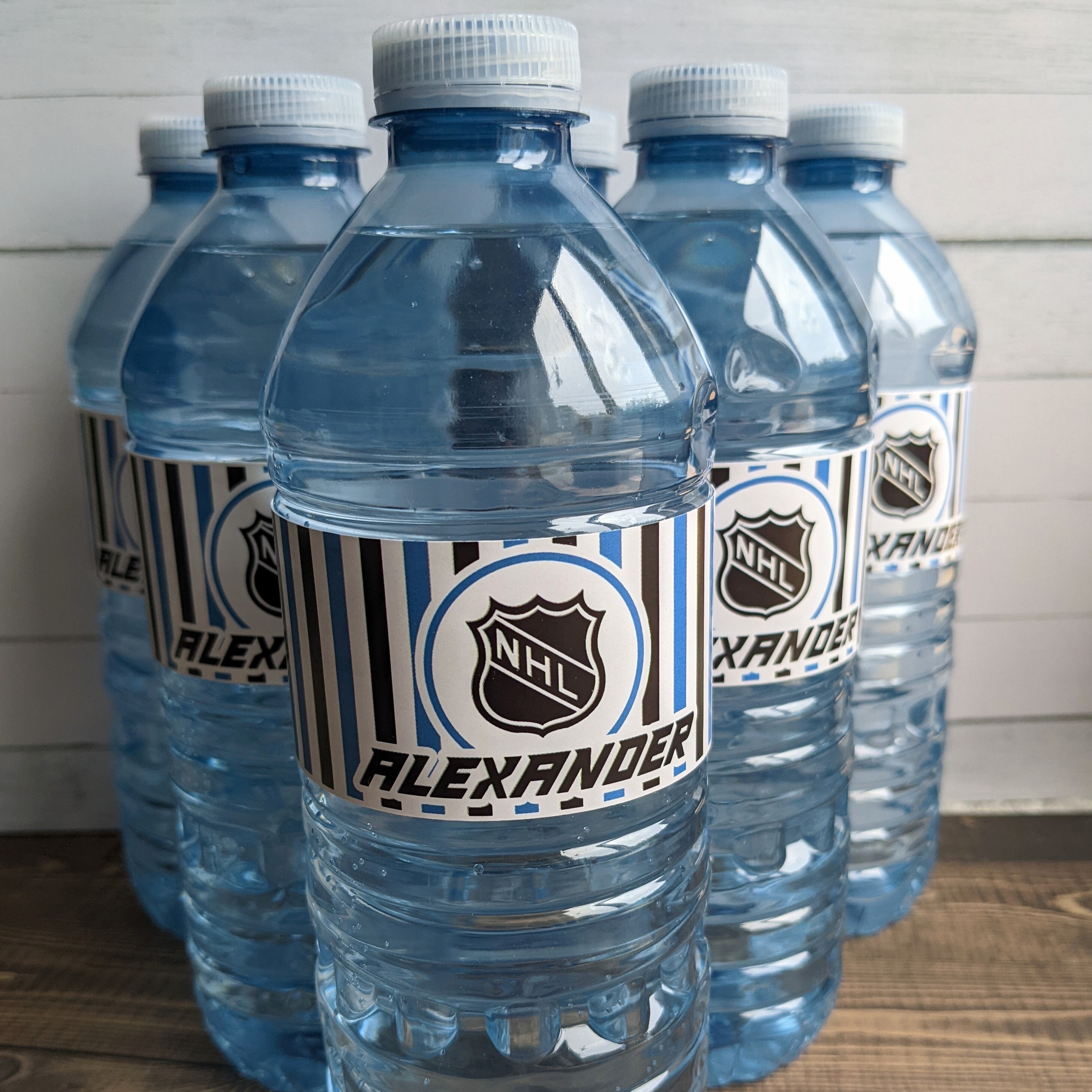 DIGITAL Printable File Hockey Water Bottle Labels for 500ml Bottles ...